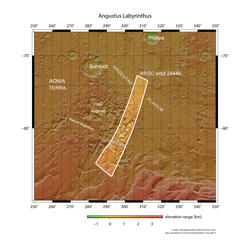 Angustus Labyrinthus • Position & 3D view • Planetary Sciences and ...