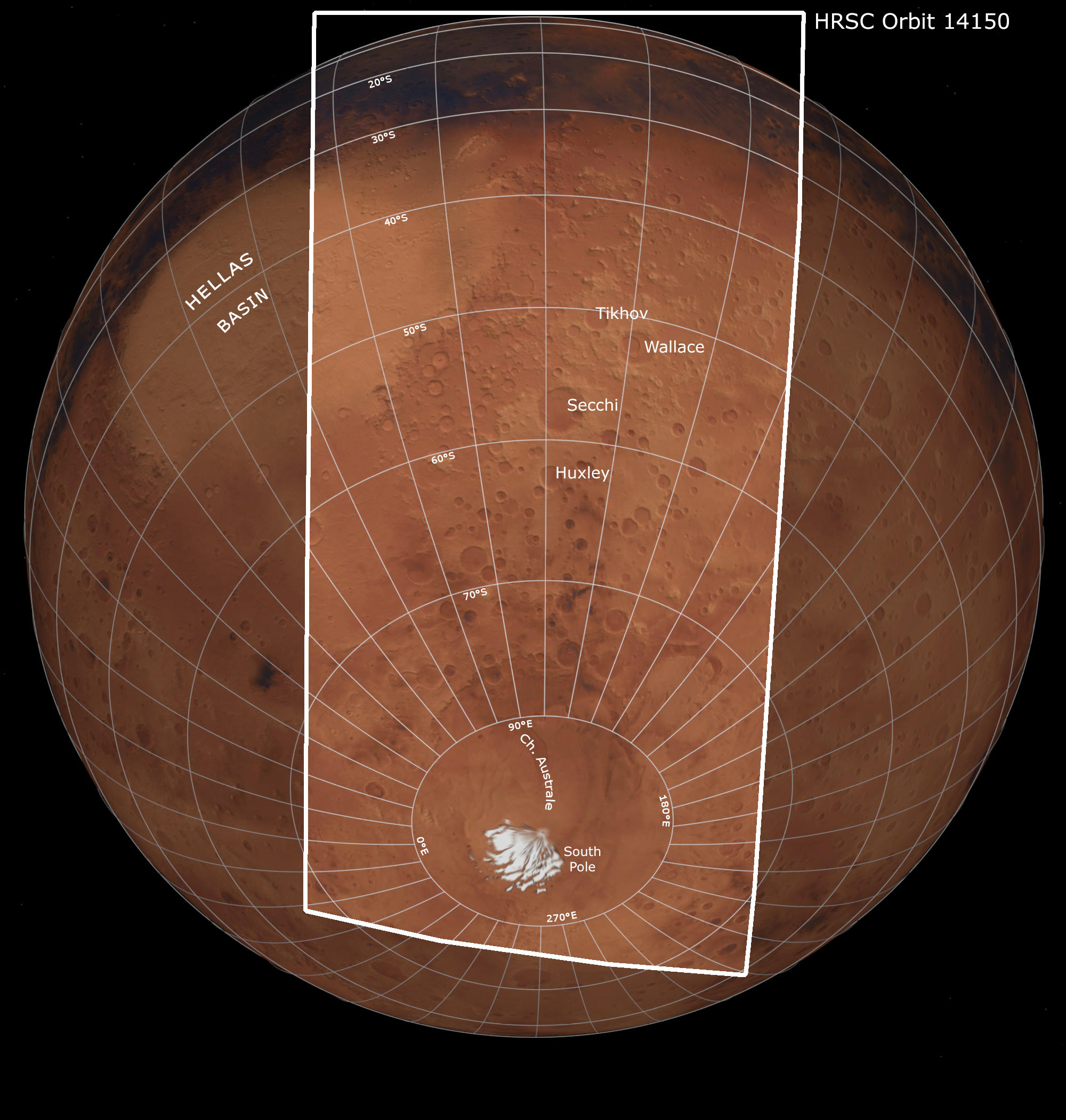 Mars South Pole (Sep 10, 2015) • Planetary Sciences and Remote Sensing ...